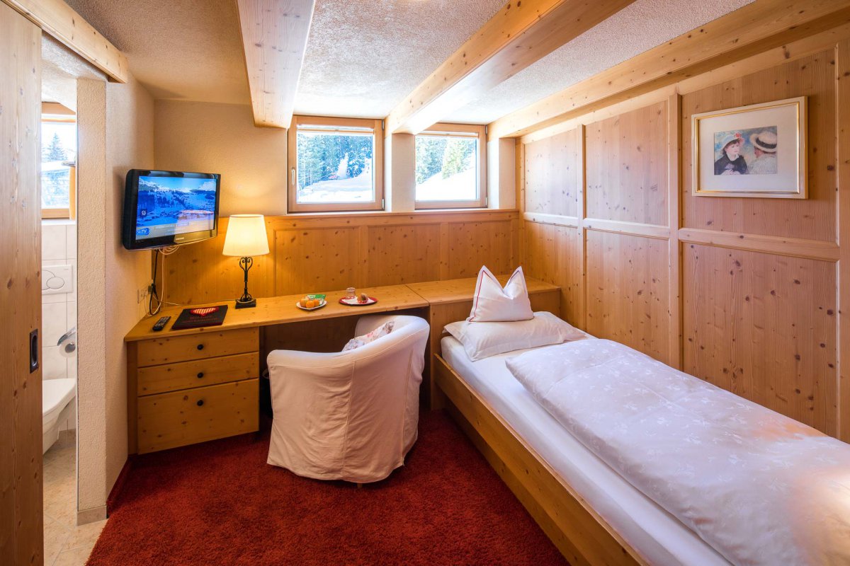 Einzelzimmer - Hotel Ilga - das kleine Oberlech Hotel