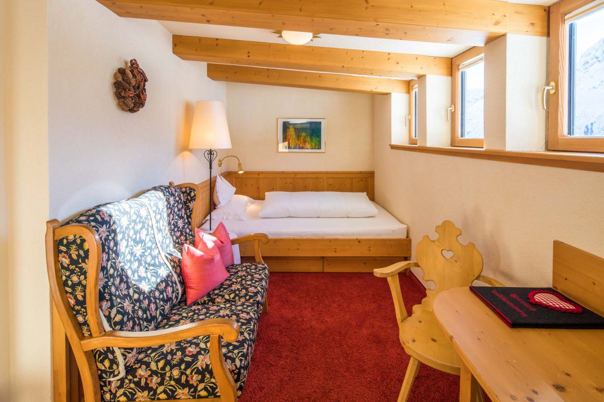 Einzelzimmer - Hotel Ilga - das kleine Oberlech Hotel